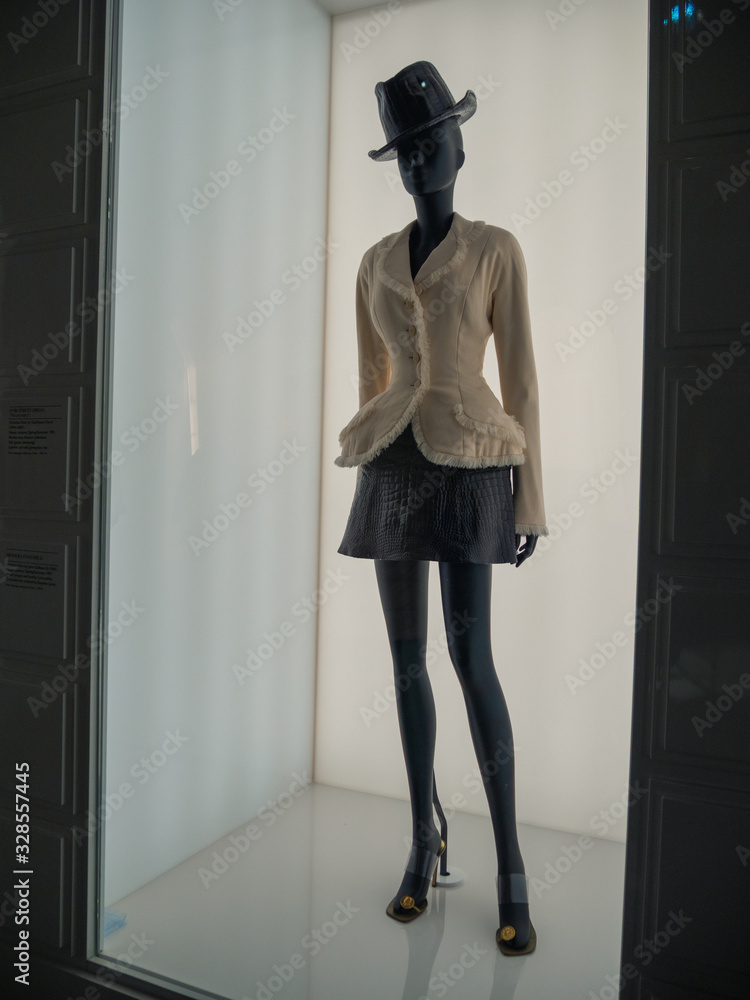 Famous models of dresses from Christian Dior Stock Photo | Adobe Stock