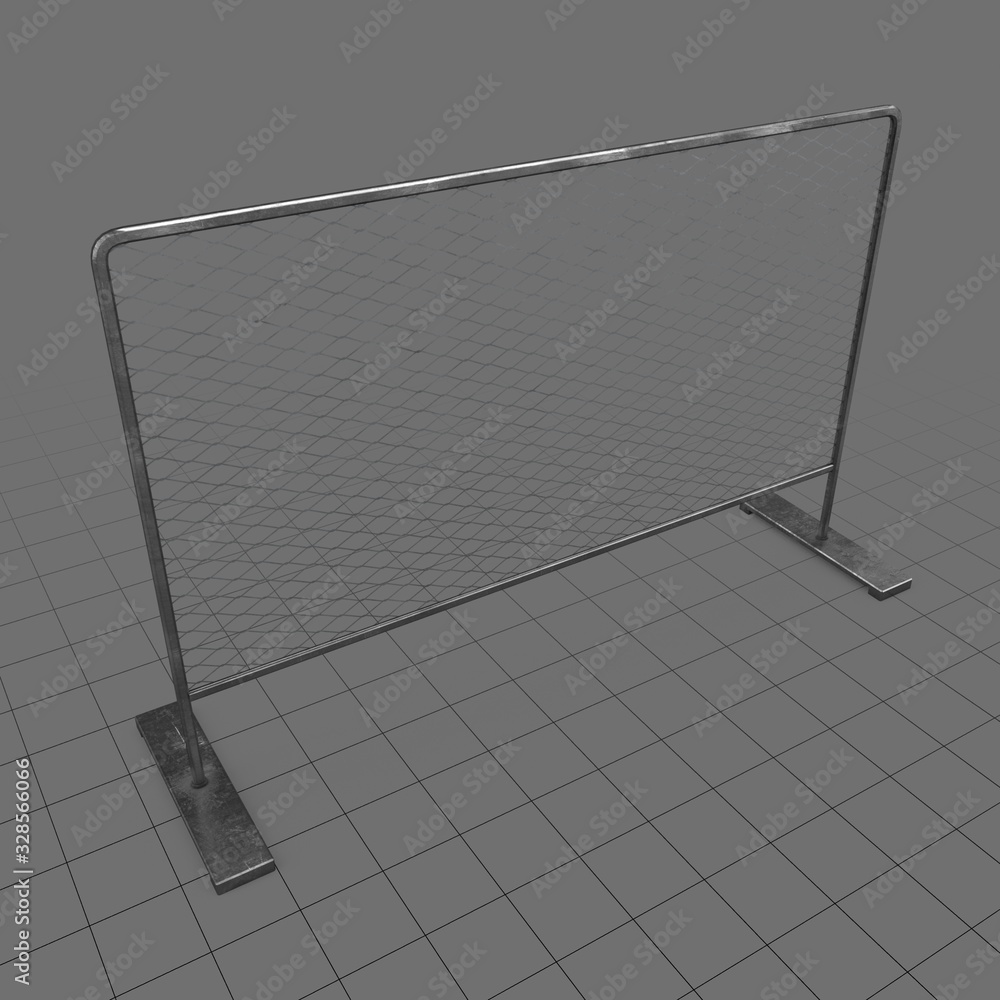 Barrier Stock 3D asset | Adobe Stock