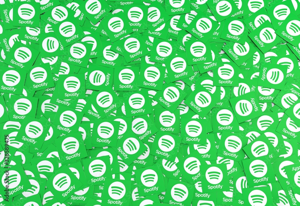 spotify, social media background design Stock Photo | Adobe Stock