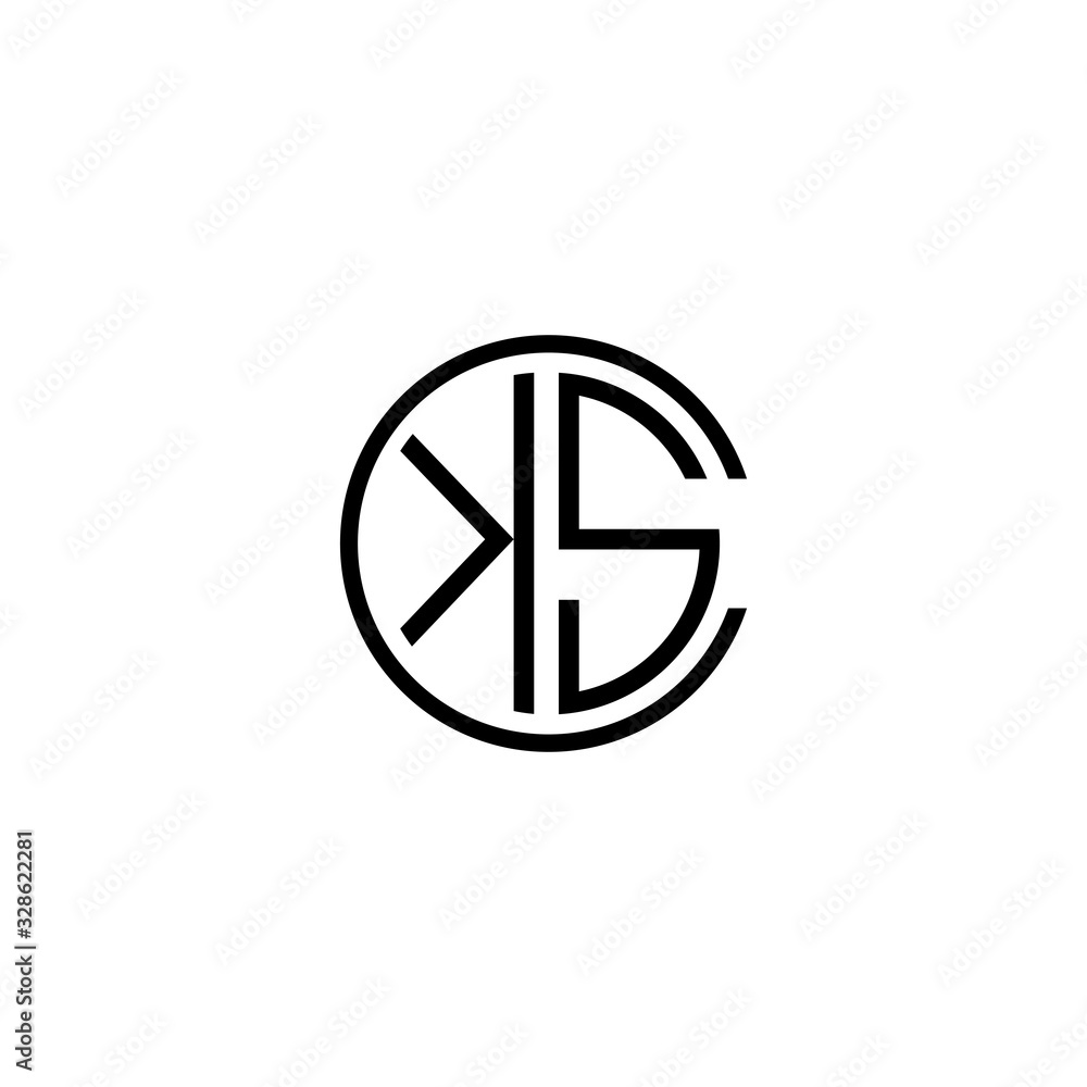 CKS Logo Design, KSC Vector Illustration Stock Vector | Adobe Stock