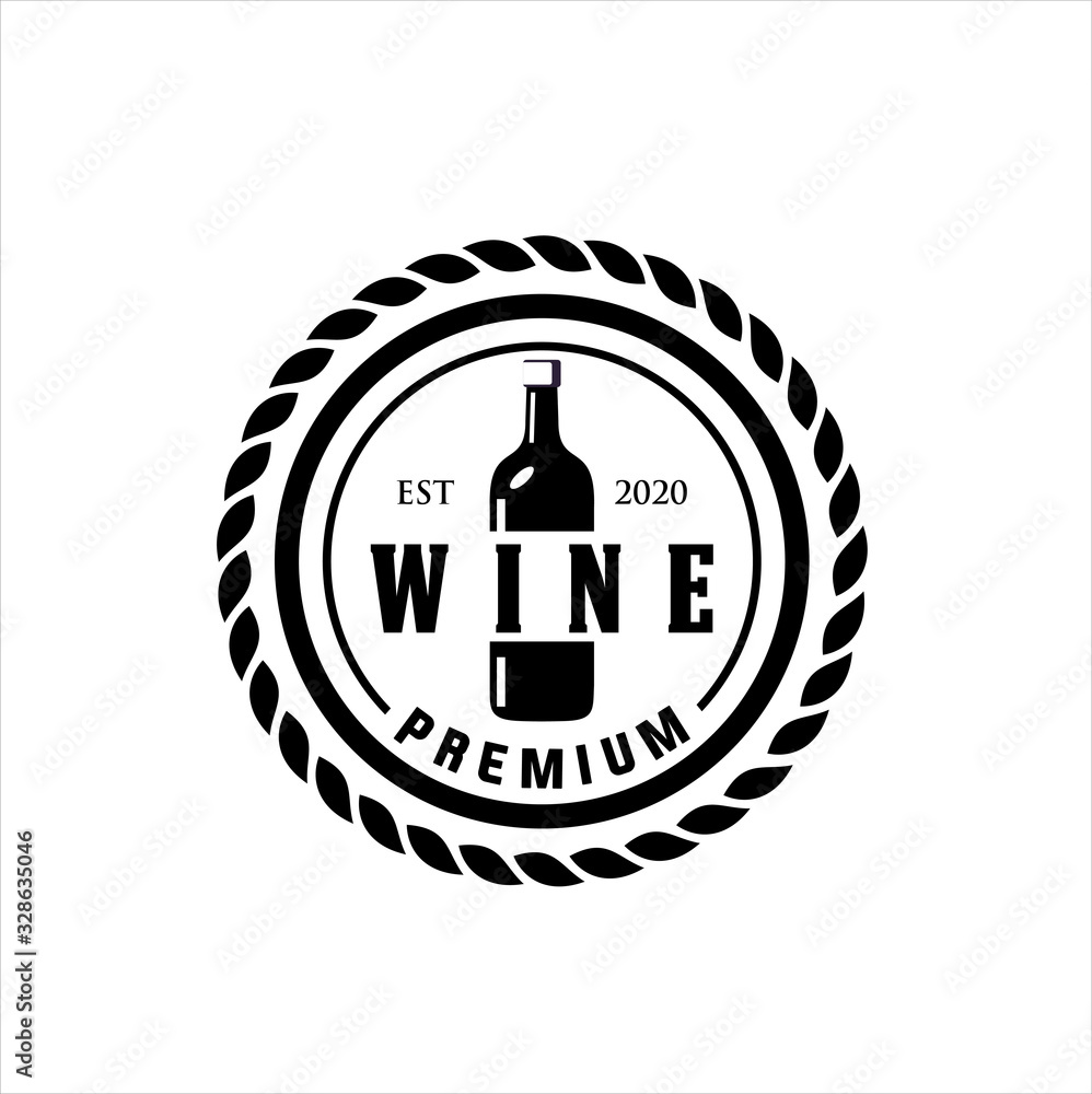 Wine Labels Logo Elements For Design On The Wine Theme Collection Of wine-labels-logo-elements-for-design-on-the-wine-theme-collection-of