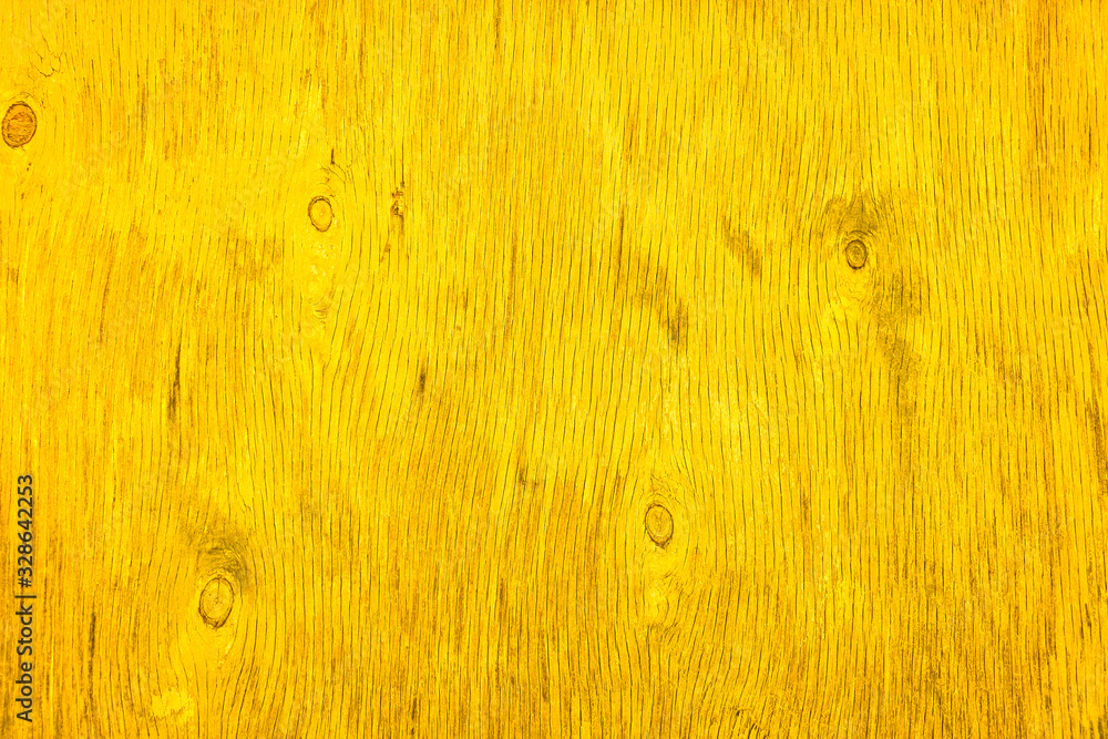 Vibrant yellow wood texture. The texture of the old dried plywood ...