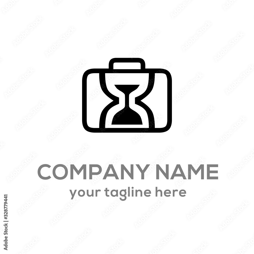 time document vector logo. perfect in business Stock Vector | Adobe Stock