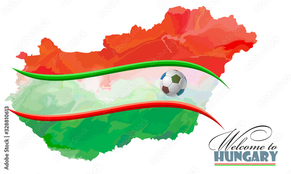 The Hungarian national sport of football. Stock Vector | Adobe Stock