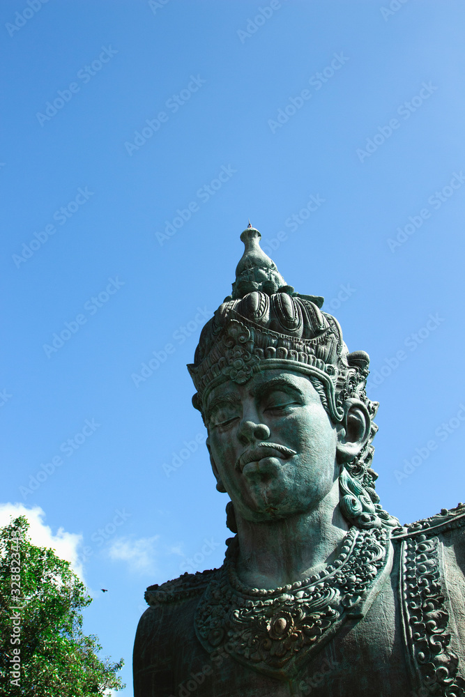 Body of Wisnu statue in Garuda Wisnu Kencana (GWK) cultural park in ...