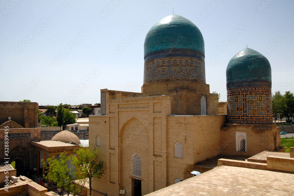 Shah-i-Zinda Ensemble (medieval memorial cemetery). Samarkand ...