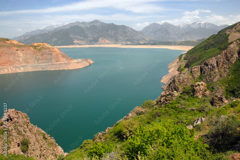 Lake Charvak. Chimgan Mountains (Chatkal Range, West Tien-Shan ...