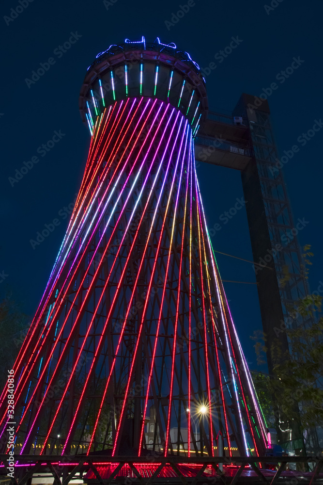 Shukhov Tower (as well Bukhara tower, 1929). Bukhara, Uzbekistan ...