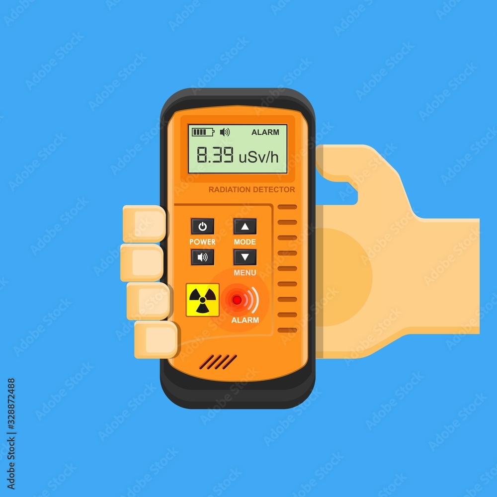 Radioactive detector test device leak nuclear meter measurement atomic ...