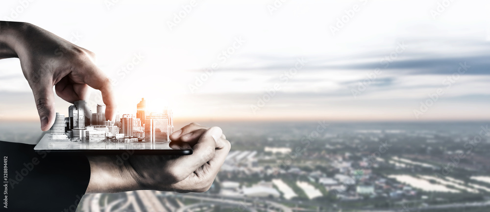 Innovative architecture and civil engineering building construction ...