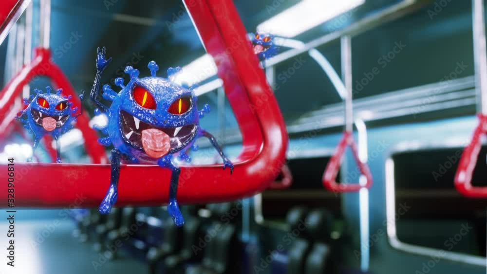 3d rendering motion graphic close-up shot of the characters of ...