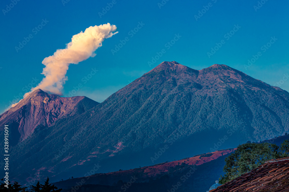 Volcano fire, antigua guatemala Stock Photo | Adobe Stock