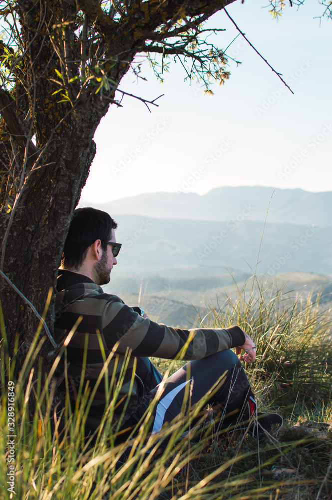 Resting Under A Tree