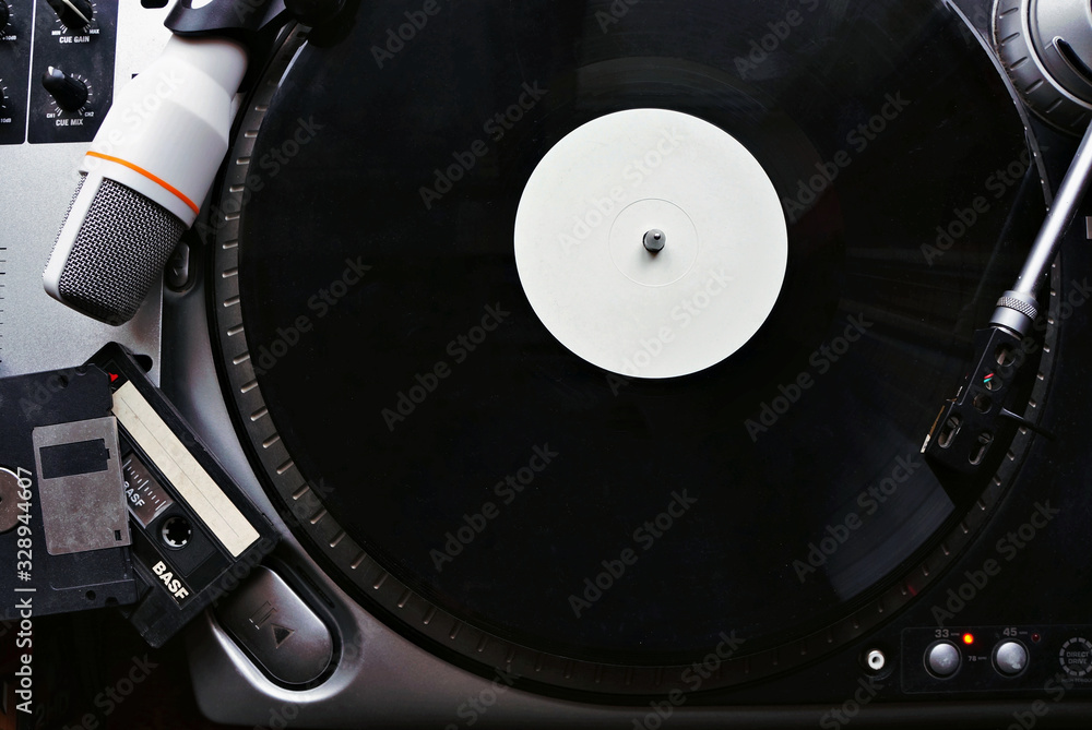 Hip Hop Vinyl Records Wallpaper