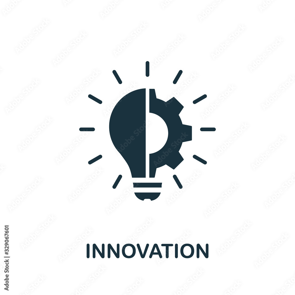 Innovation icon. Simple element from digital disruption collection ...