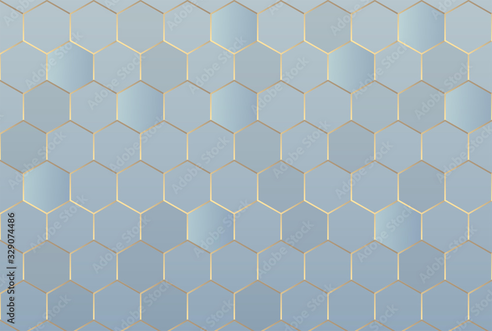 Abstract hexagon pattern background. Geometric background. Vector ...