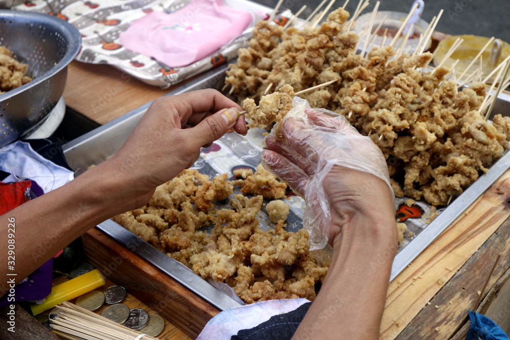 Filipino local delicacy called butche and bato bato Stock Photo | Adobe ...