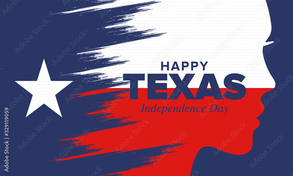 Texas Independence Day. Freedom holiday in Unites States, celebrated ...