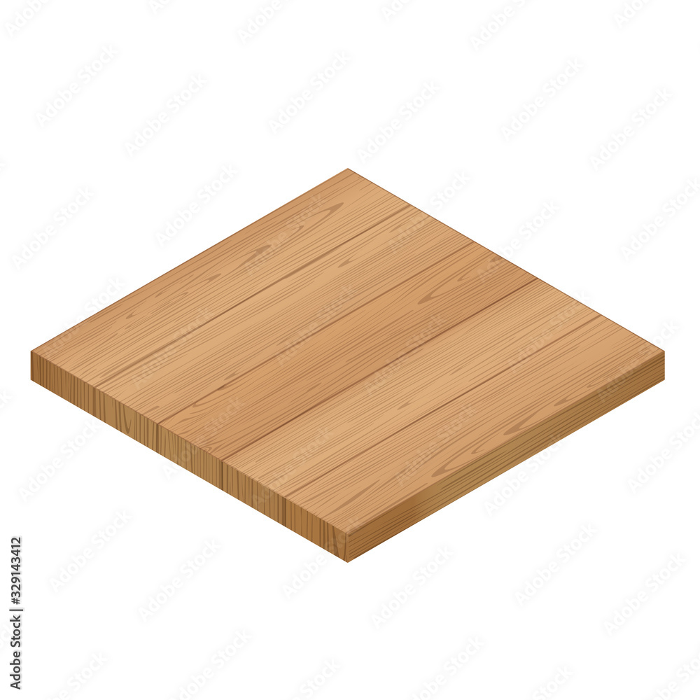 Isometric Wooden Floor Stock Vector | Adobe Stock
