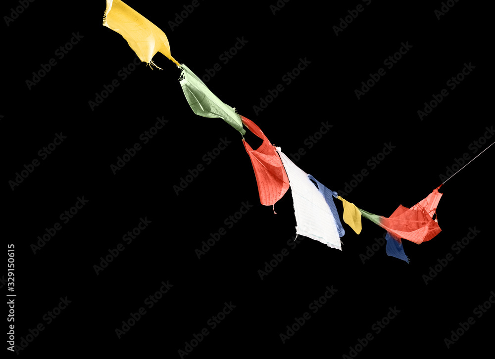 Colorful various flags, a symbol of joy and freedom Stock Photo | Adobe ...