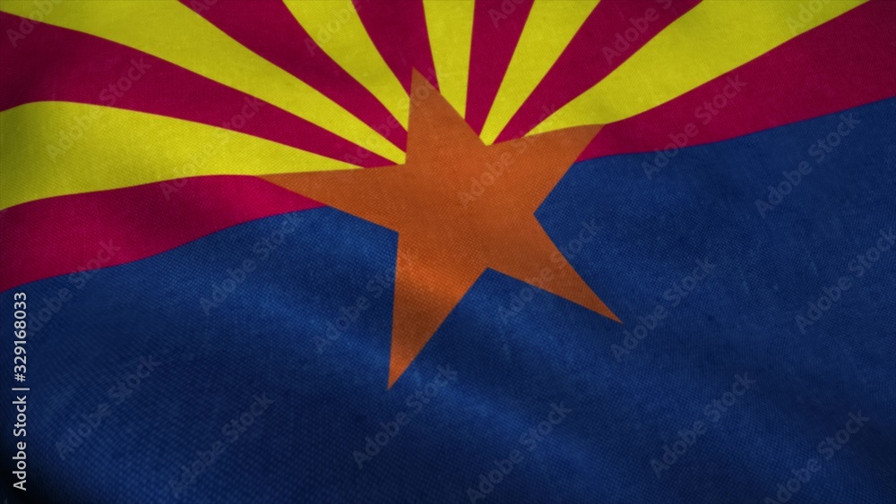 Official Flag Of Arizona