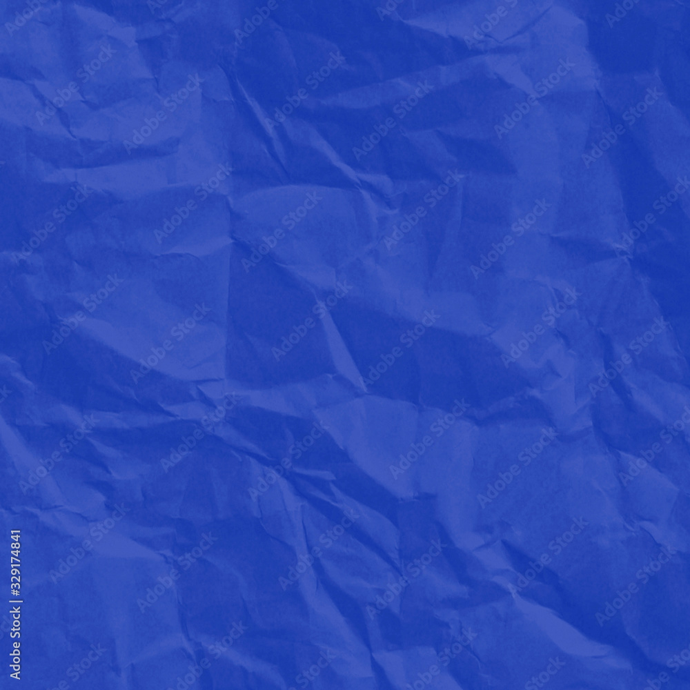 Blue crumpled paper. Old paper texture Stock Illustration | Adobe Stock