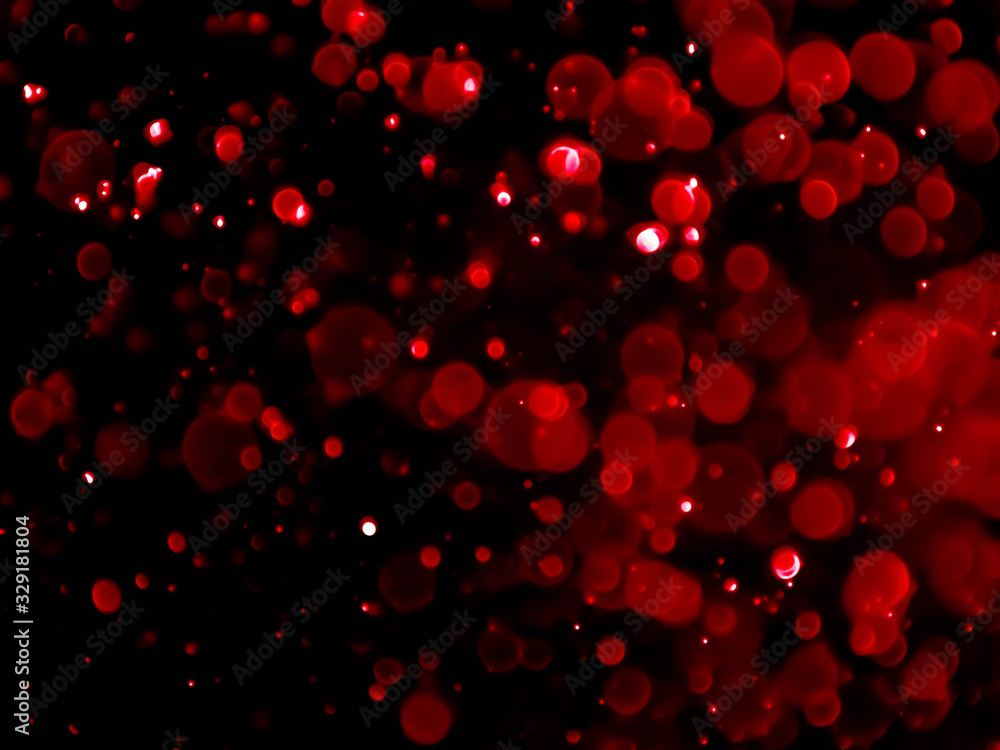 red bokeh background with soft blur bokeh light effect.background bokeh ...