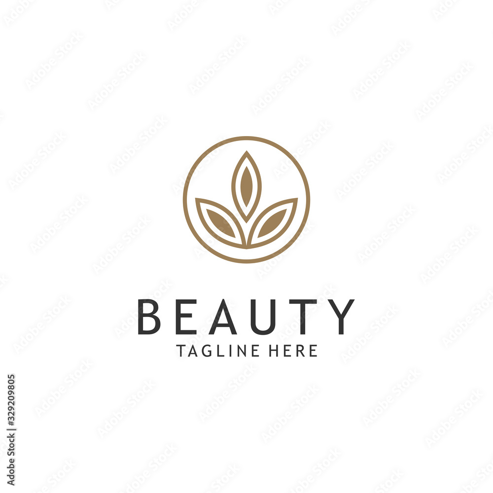 simple Abstract beauty logo Universal creative premium symbol. Graceful ...