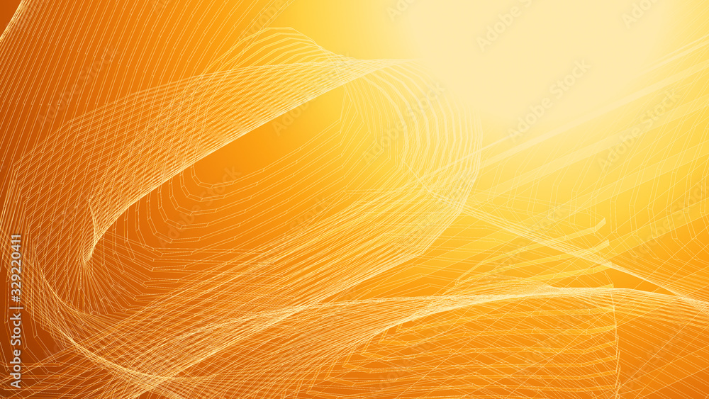 Dot orange wave light screen gradient texture background. Abstract ...