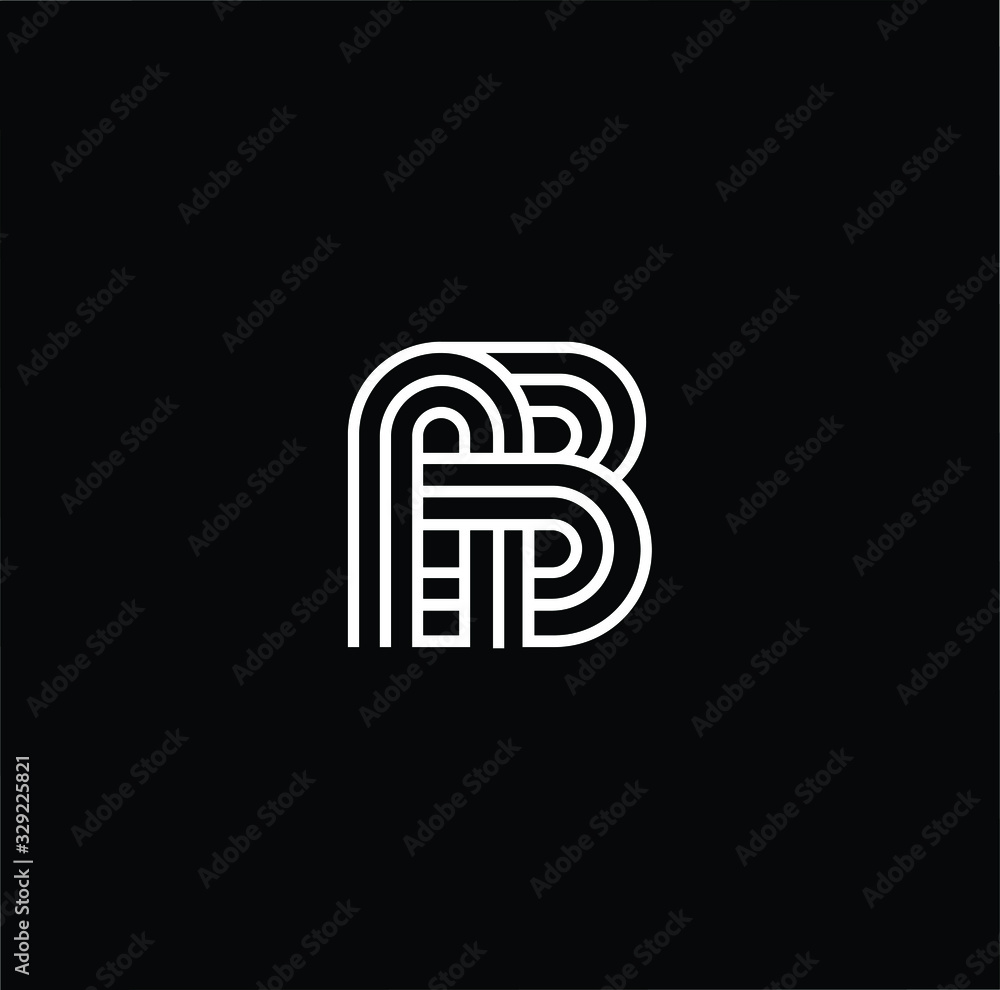 Minimal elegant monogram art logo. Outstanding professional trendy ...