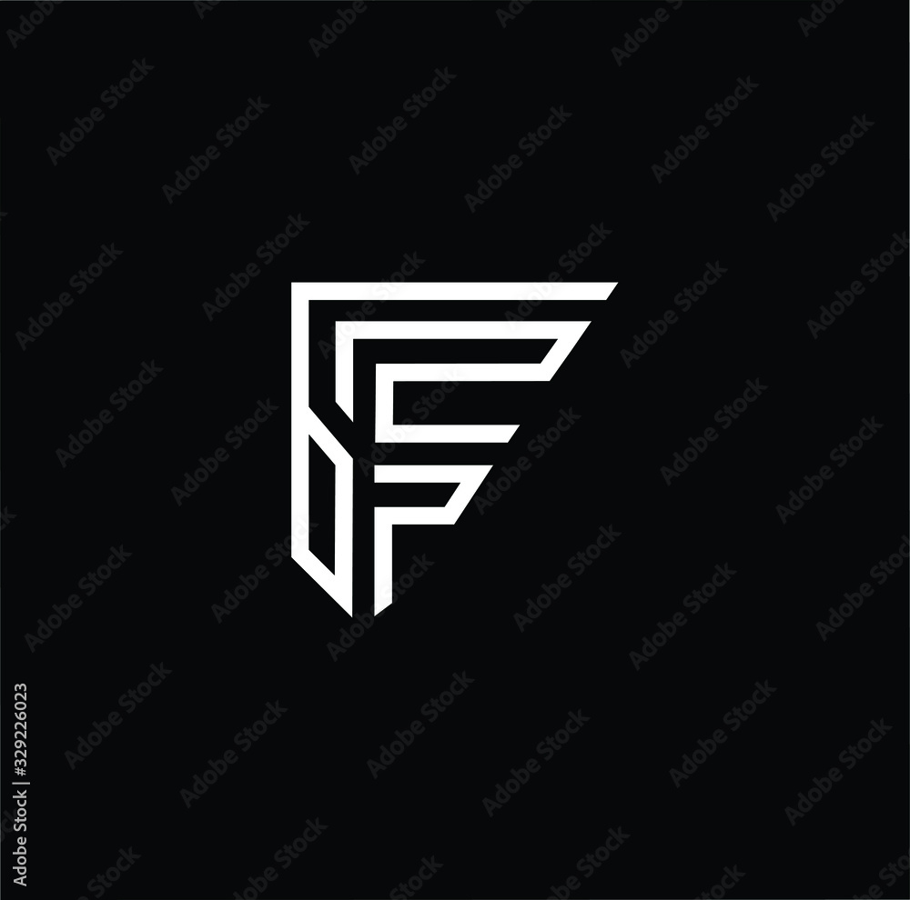 Minimal elegant monogram art logo. Outstanding professional trendy ...