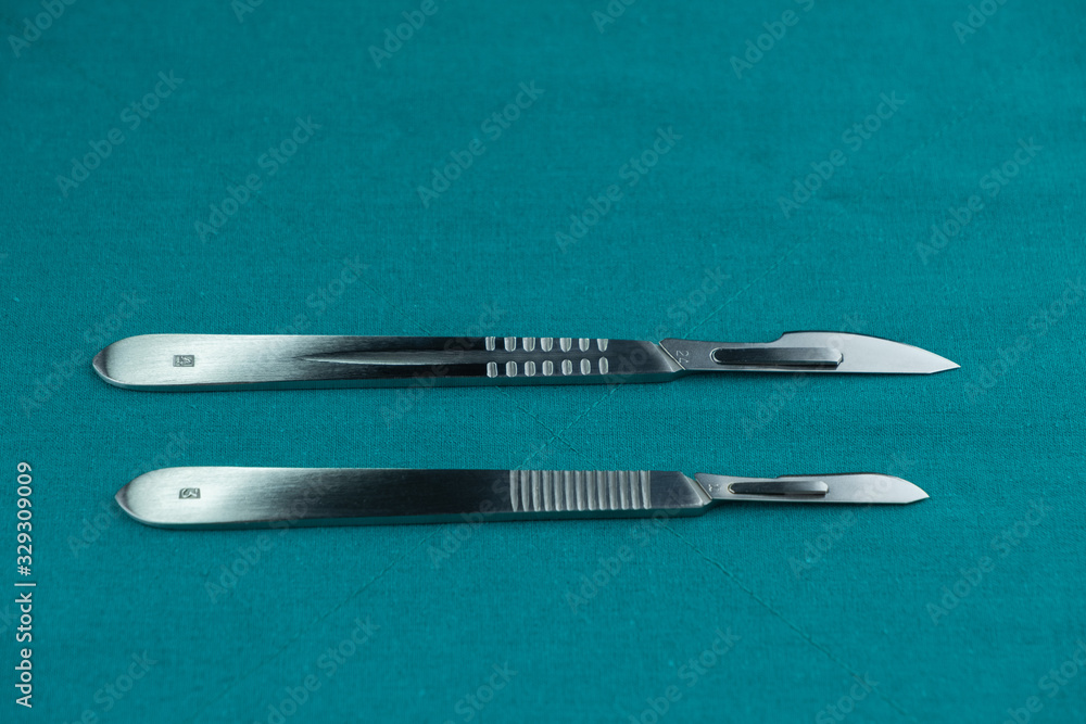 Surgical Instrument Stainless Steel Scalpel Handle Number 3 With Blade