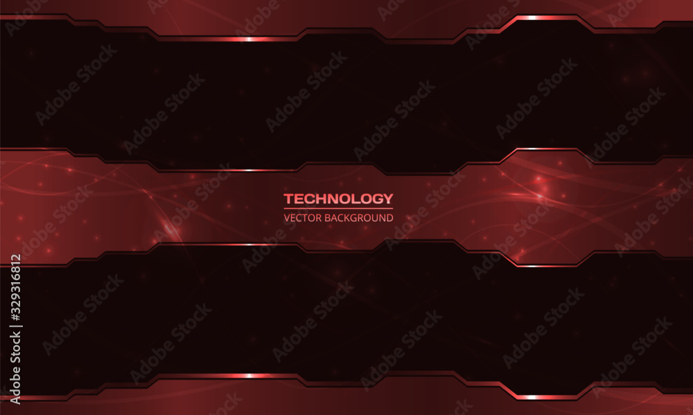 Technology digital dark red abstract background. Red abstract metallic ...