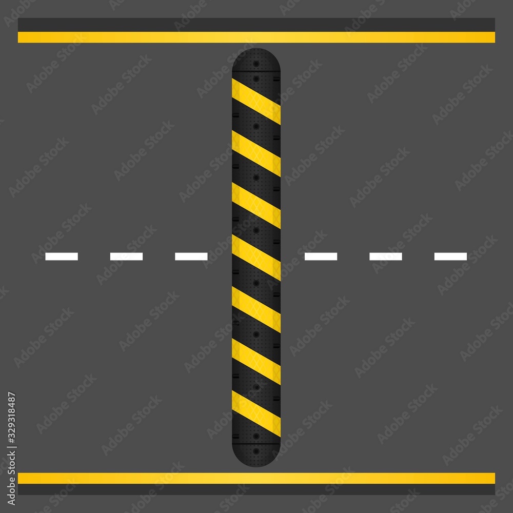 reduce speed bumpers safety device pedestrian public zone prevent crash ...