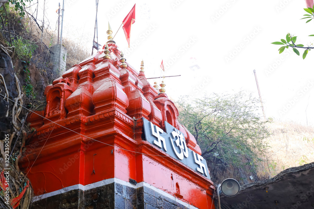 lord hanuman temple and lord hanuman sculpture on gate Stock Photo ...