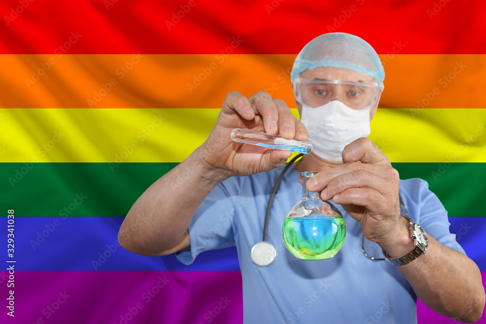 scientist, doctor does test, develops a vaccine, medicine on the ...