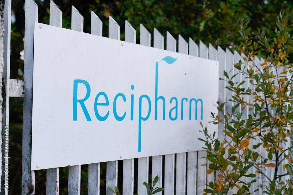 Recipharm sign logo leading pharmaceutical contract development ...