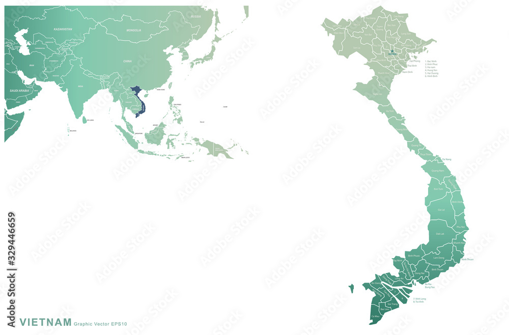 Fototapeta mapa świata dla dzieci south asia countries map. china map ...