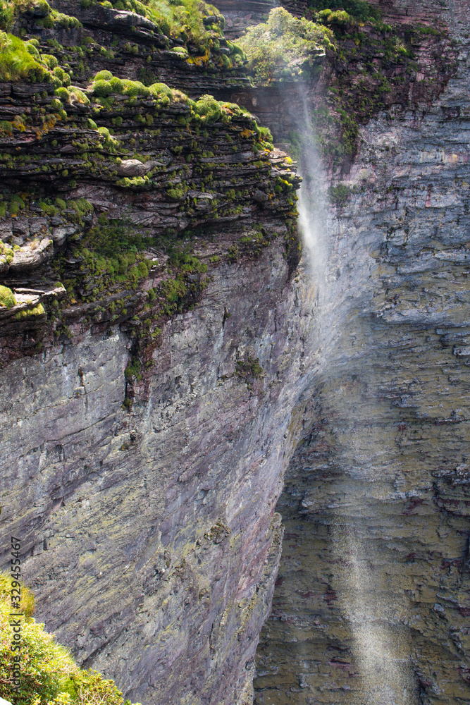 Cachoeira da Fumaça Chapada Diamantina (Fumaça Waterfall) Stock Photo ...