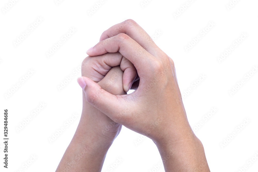 Interlaced Hands