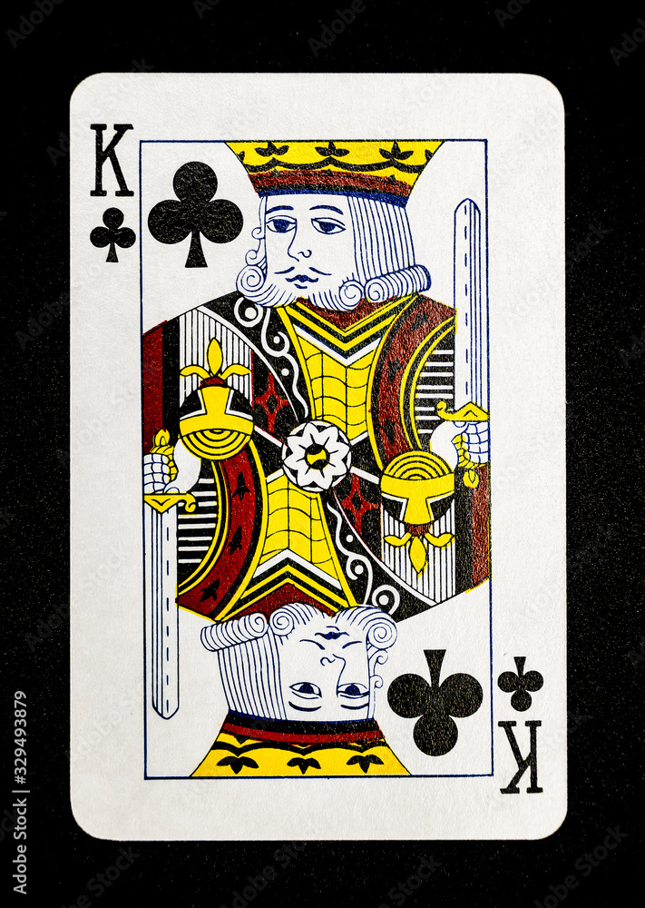 King of Clubs playing card Stock Photo | Adobe Stock King of Clubs playing card Stock Photo | Adobe Stock