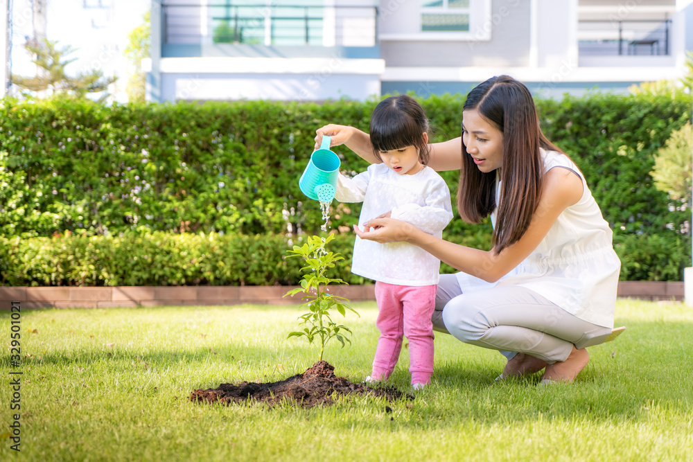 Natural Woman Tree Planting Girls