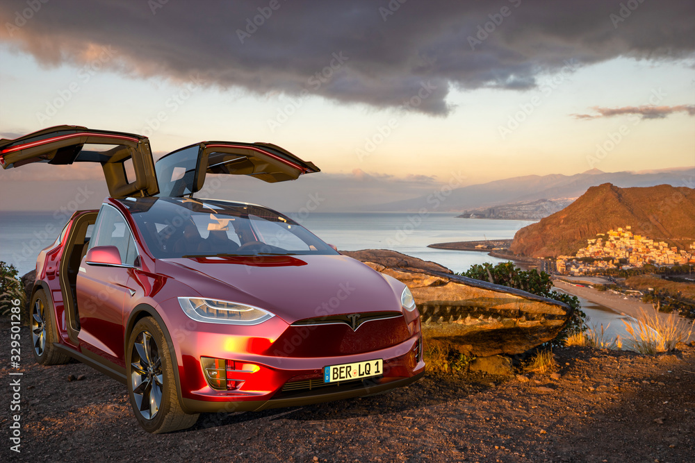Tesla model X as a versatile recreational vehicle that manages off-road ...