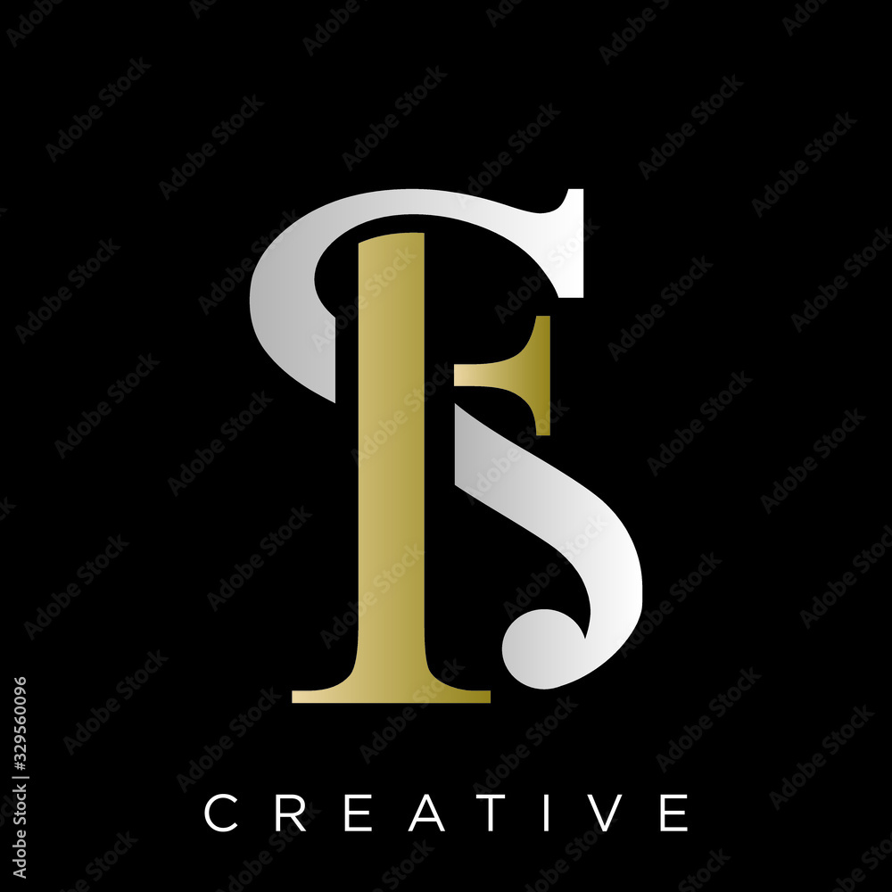 fs luxury logo Stock Vector | Adobe Stock