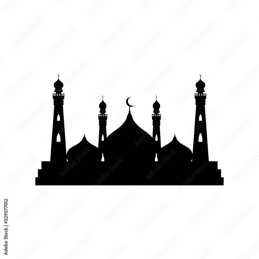 Mosque logo Stock Vector | Adobe Stock