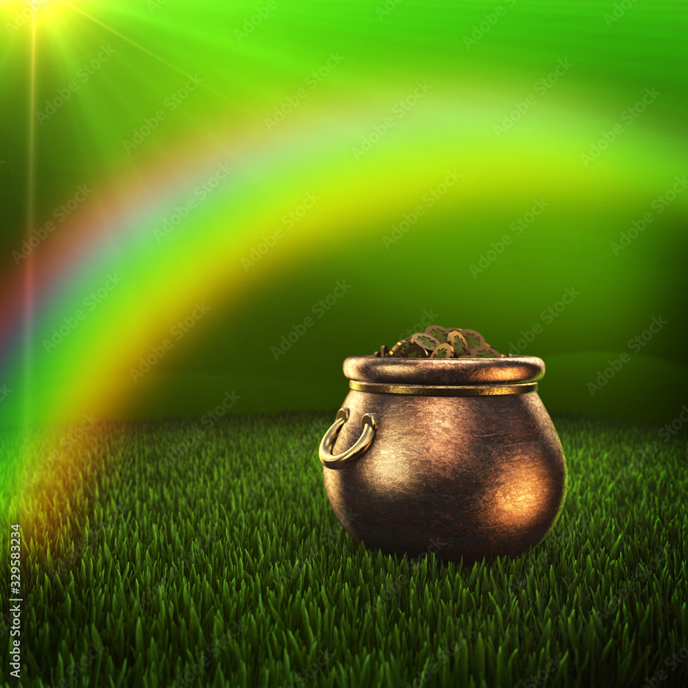 Pot Of Gold Background