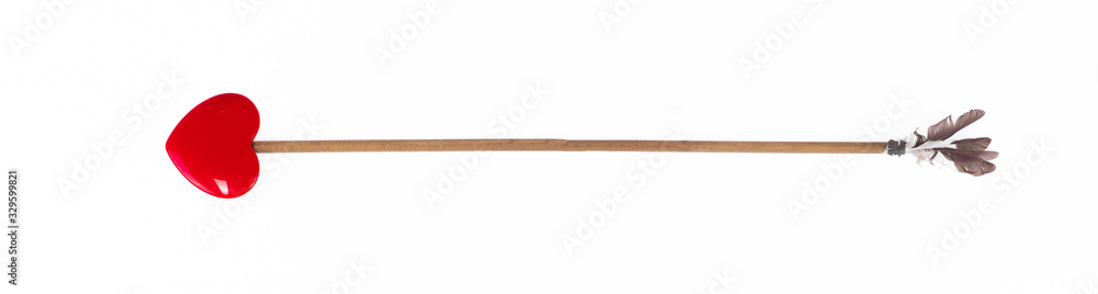 cupid arrow isolated on white background Stock Photo | Adobe Stock