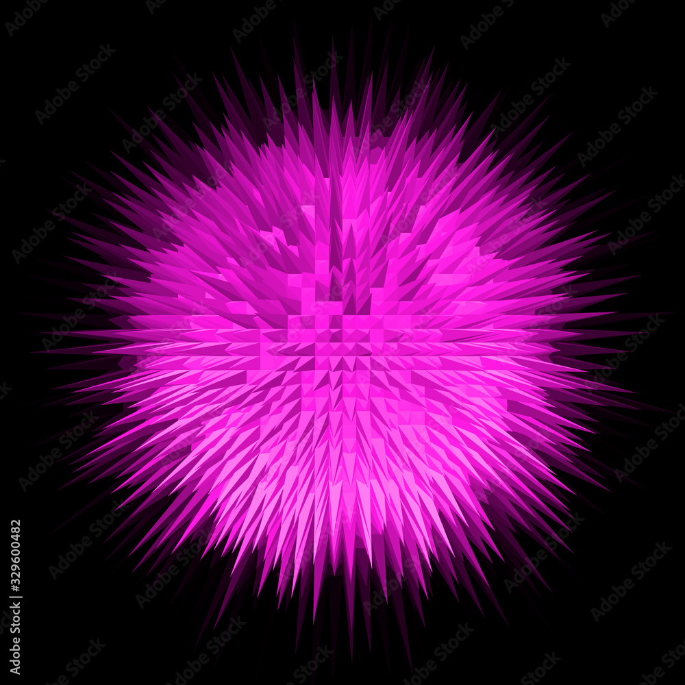 Abstract red circle geometric splash background Stock Illustration ...