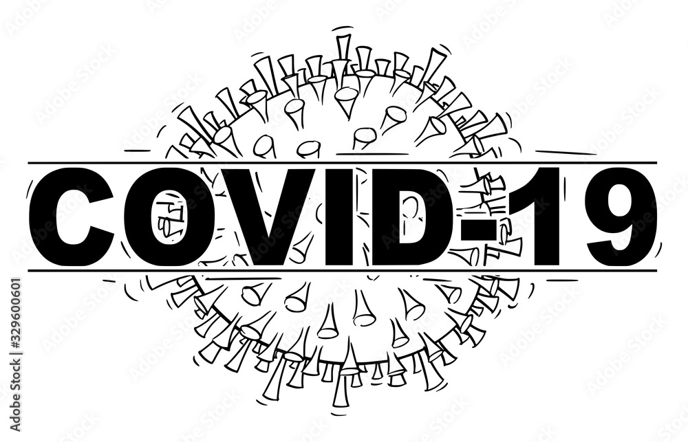 Vector black and white conceptual drawing, illustration or design of ...