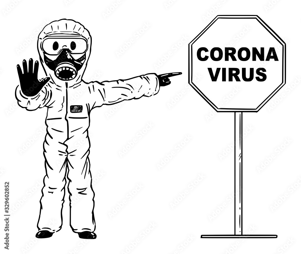 Vector cartoon stick figure drawing conceptual illustration of man ...